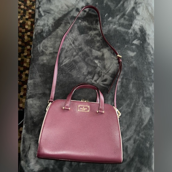 kate spade | Bags | Kate Spade Two Tone Colorblock Suede Siding ...